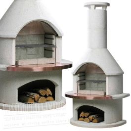 Large Stone Masonry Barbecue Rondo